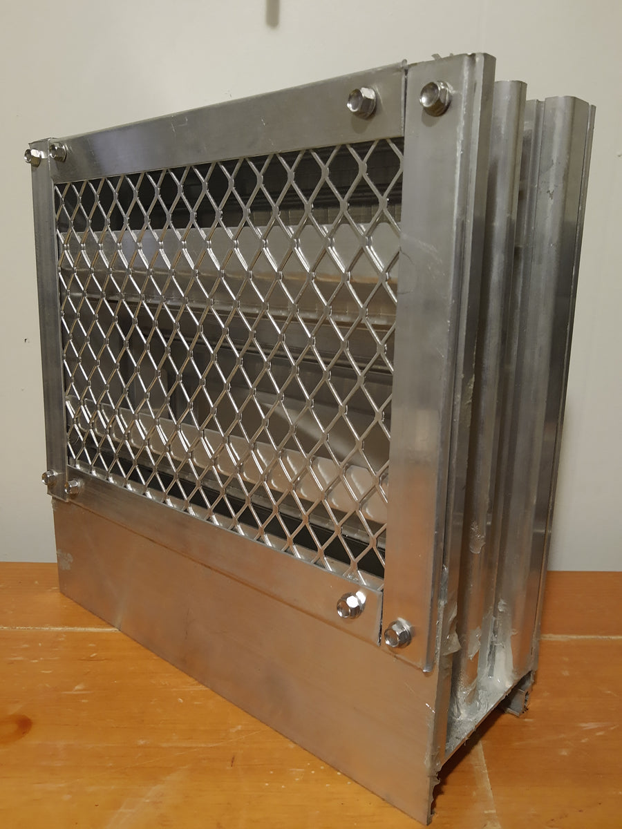 C&S Air Products Model EDD-445 Extruded Aluminum Louver 4" Deep - 45 D – Dixon Sales and ...