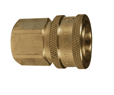 6EF6-B Dixon Valve Brass E-Series Quick Disconnect 3/4" Straight-Throu ...